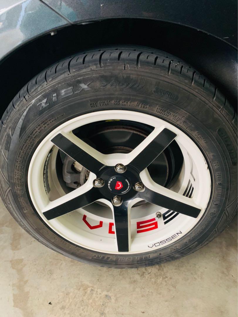 Vossen rim 15 inch, Car Accessories, Tyres & Rims on Carousell