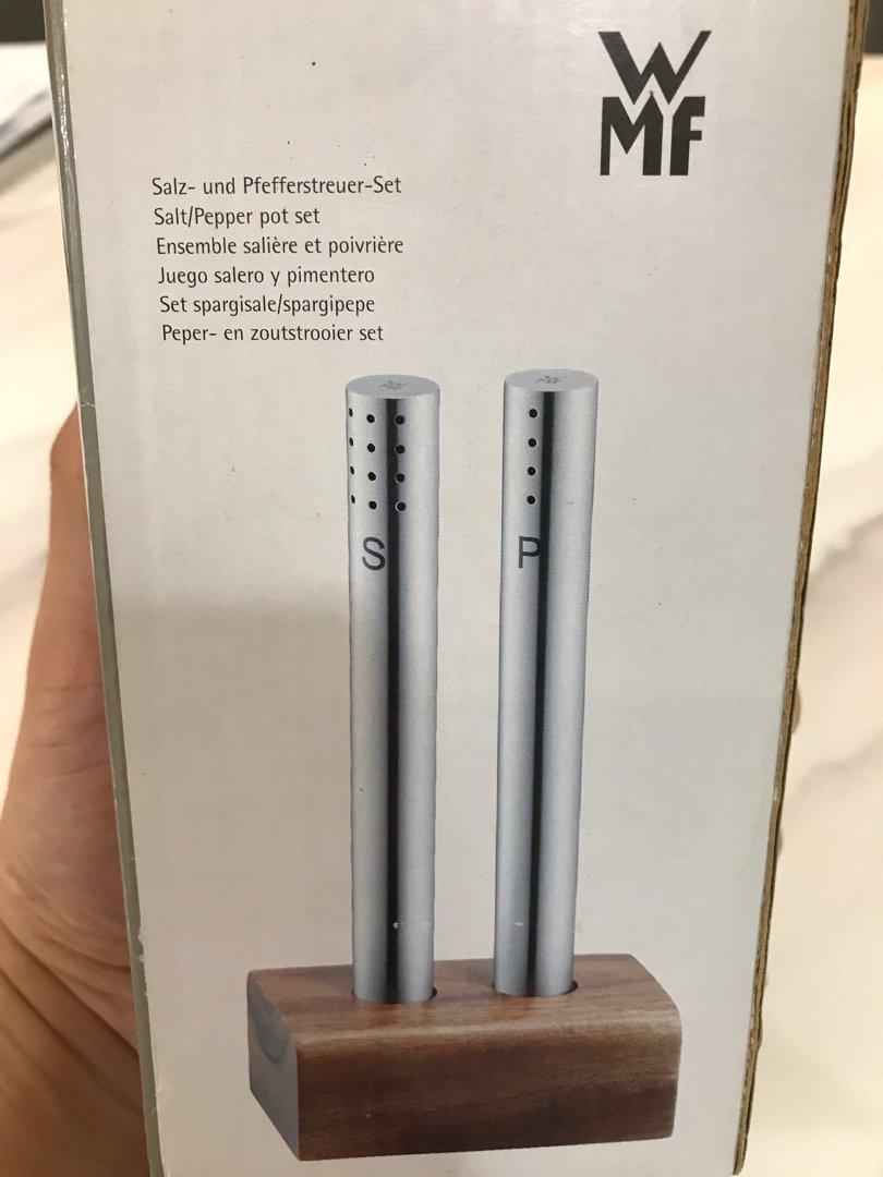 WMF Salt & Pepper Pot Set, Furniture & Home Living, Kitchenware ...