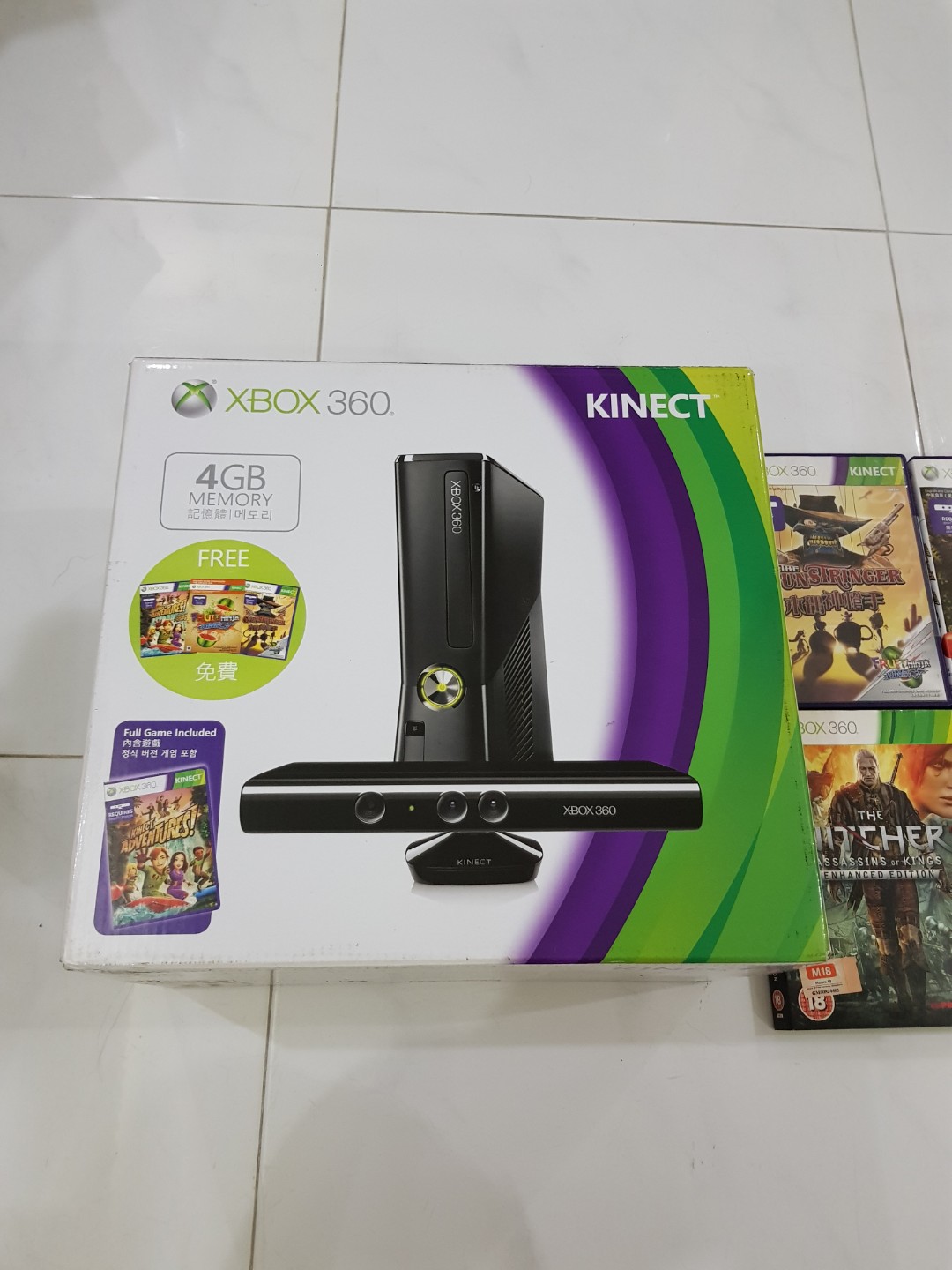 Xbox 360 kinect - full box set, Video Gaming, Video Game Consoles, Xbox ...
