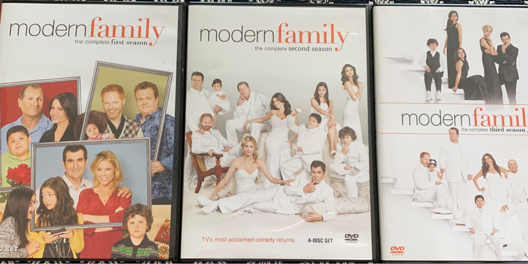 Collection of DVD box sets -Modern Family season 1-3, TV & Home ...