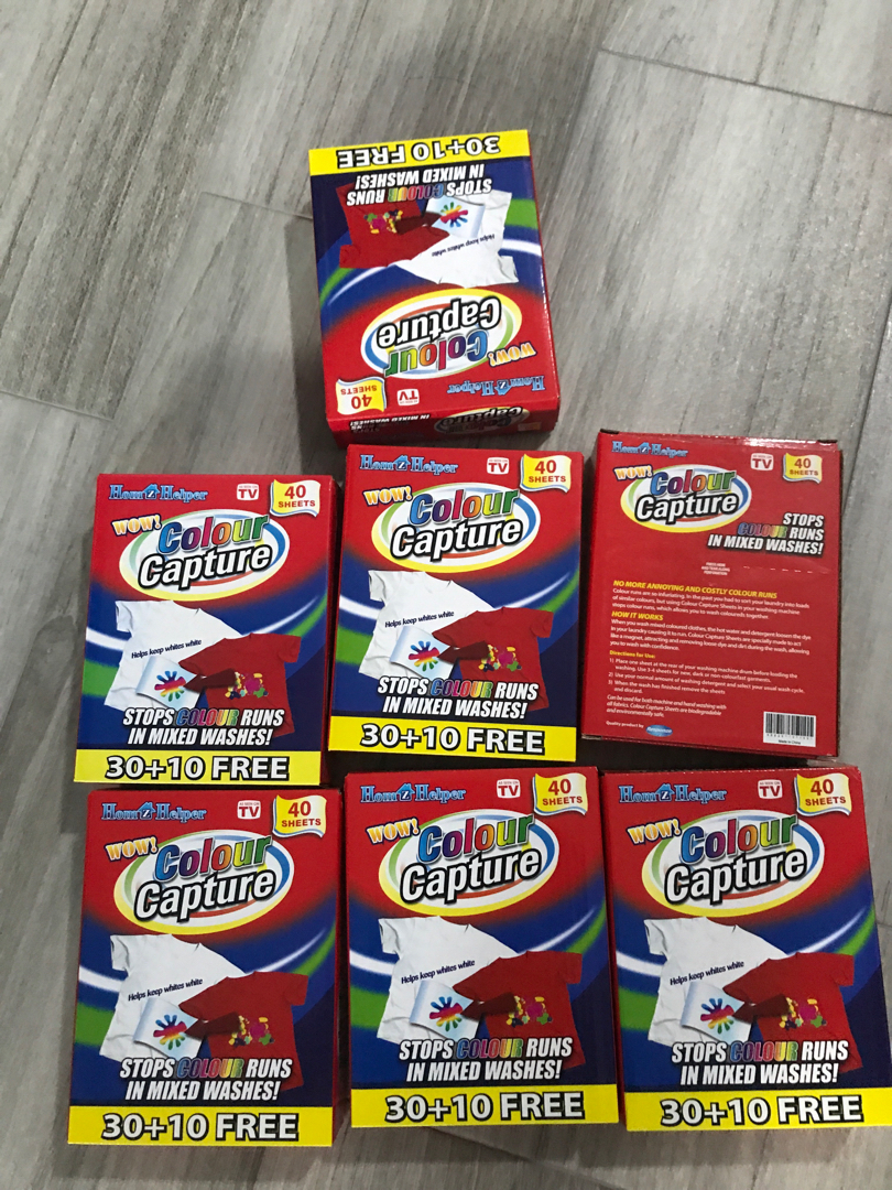 Colour Catcher Washing Machine Laundry Sheets, Everything Else on Carousell