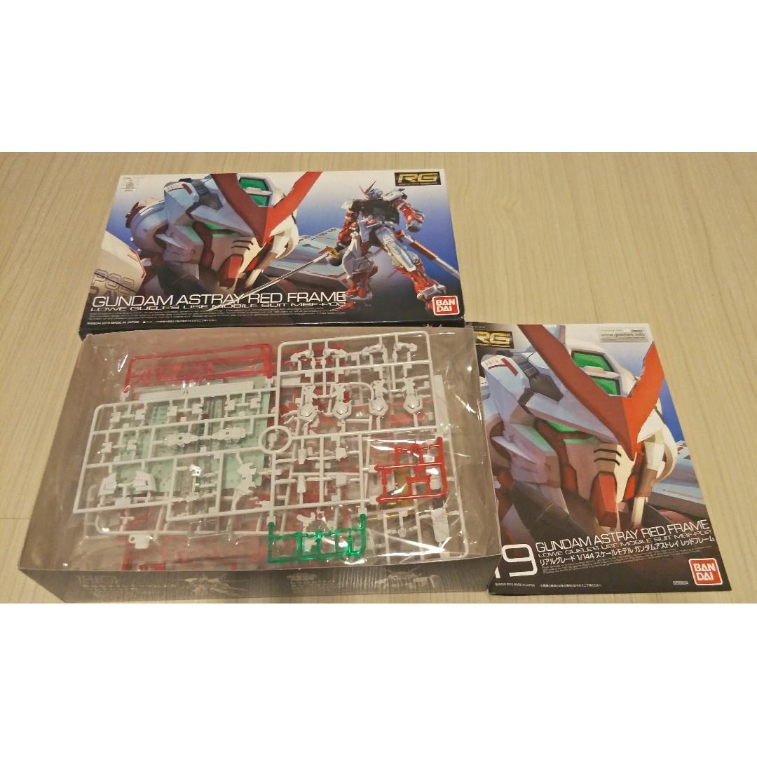 GUNDAM LOWE GUELE MOBILE SUIT MBF-PO2-ASTRAY RED FRAME, Hobbies & Toys ...