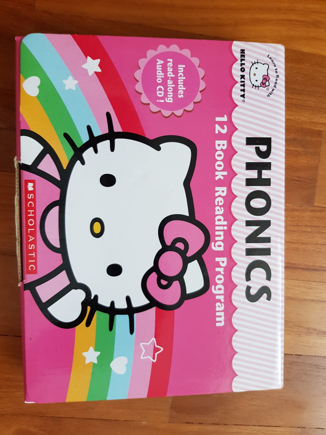 Hello Kitty Phonics 12 books reading program, Hobbies & Toys, Books ...