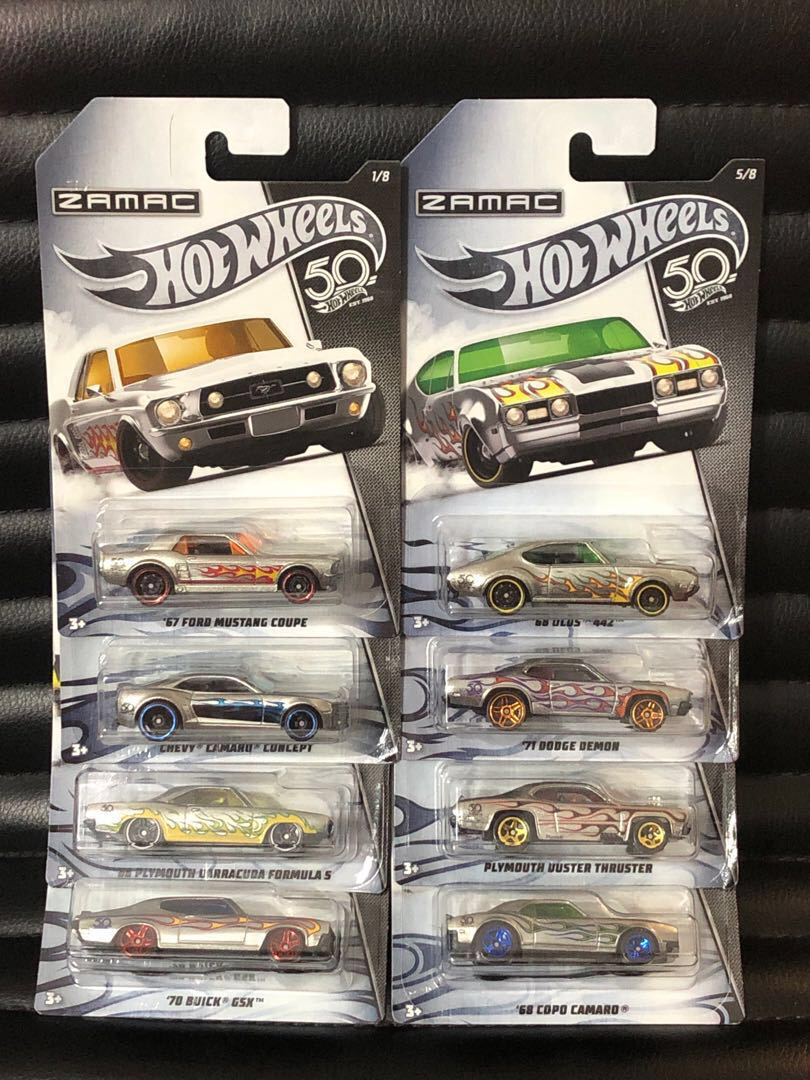 Hot Wheels 50th Anniversary Zamac Edition x 8 car sets, Hobbies & Toys ...