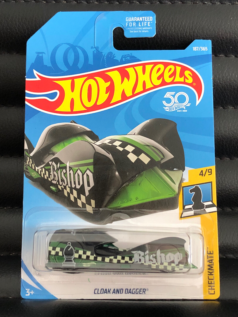 Hot Wheels CHECKMATE Mainline Cloak and Dagger (Black) B13 L5, Hobbies ...