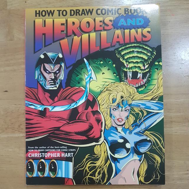 how to draw comic book heroes and villains