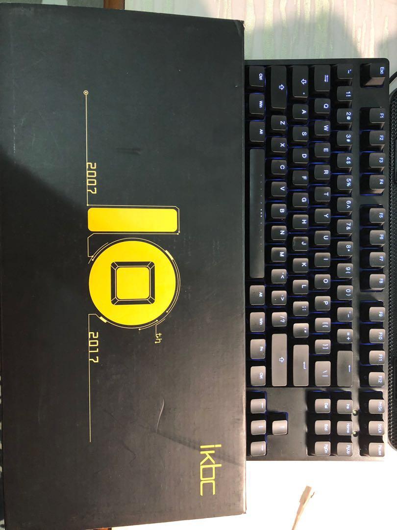 IKBC C87 cherry red switch backlight mechanical keyboard, Computers & Tech, Parts & Accessories ...