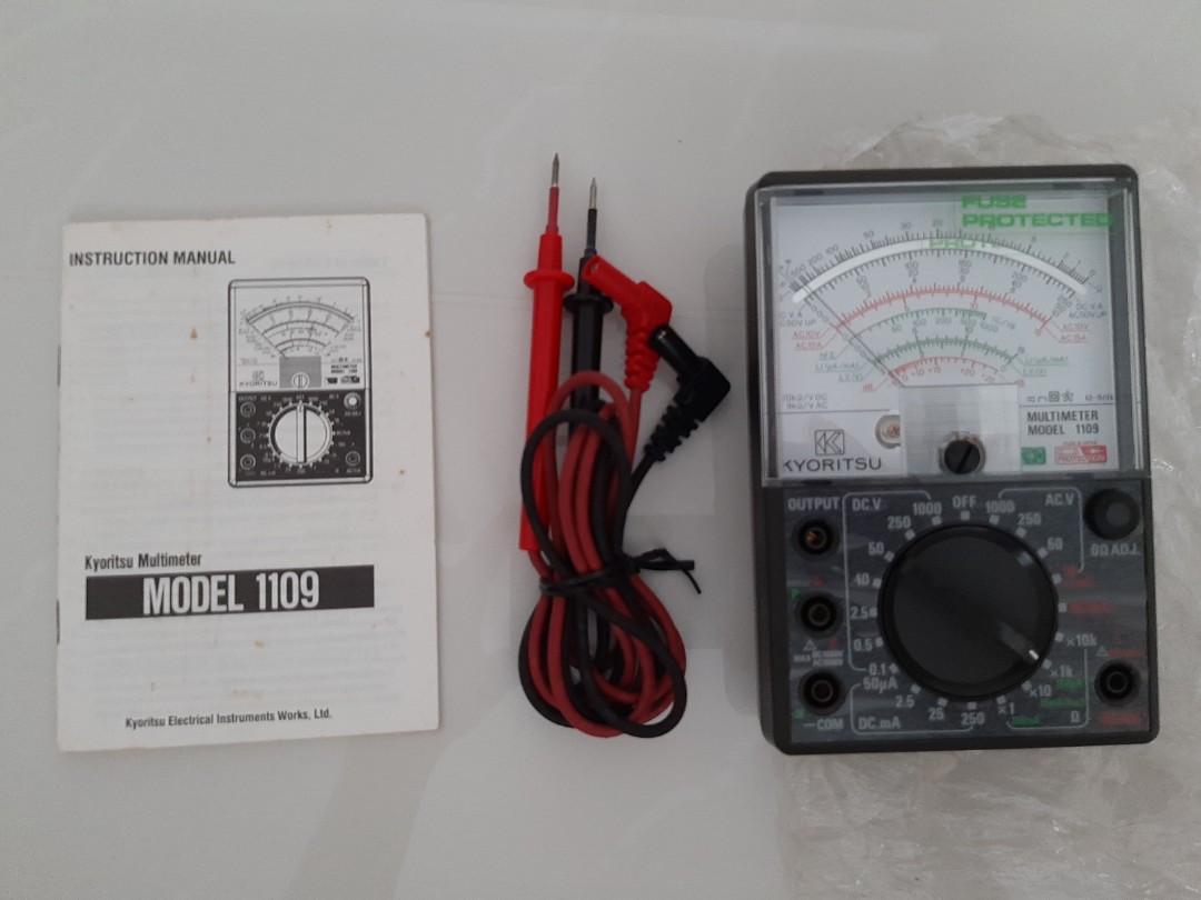 Kyoritsu Multimeter Model 1109, Health & Nutrition, Health Monitors ...