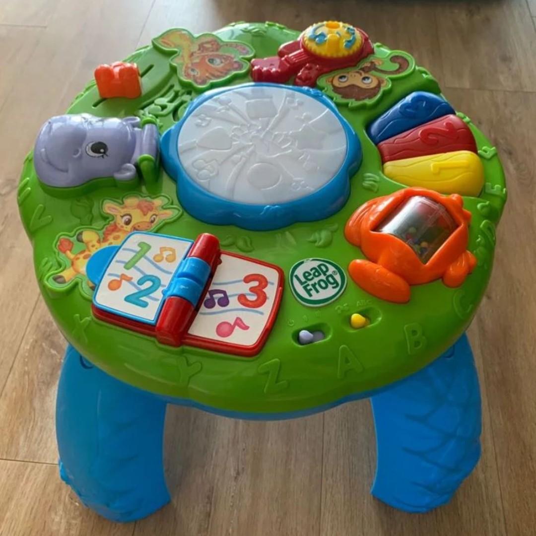 LeapFrog Animal Adventure Learning Table, Hobbies & Toys, Toys & Games ...