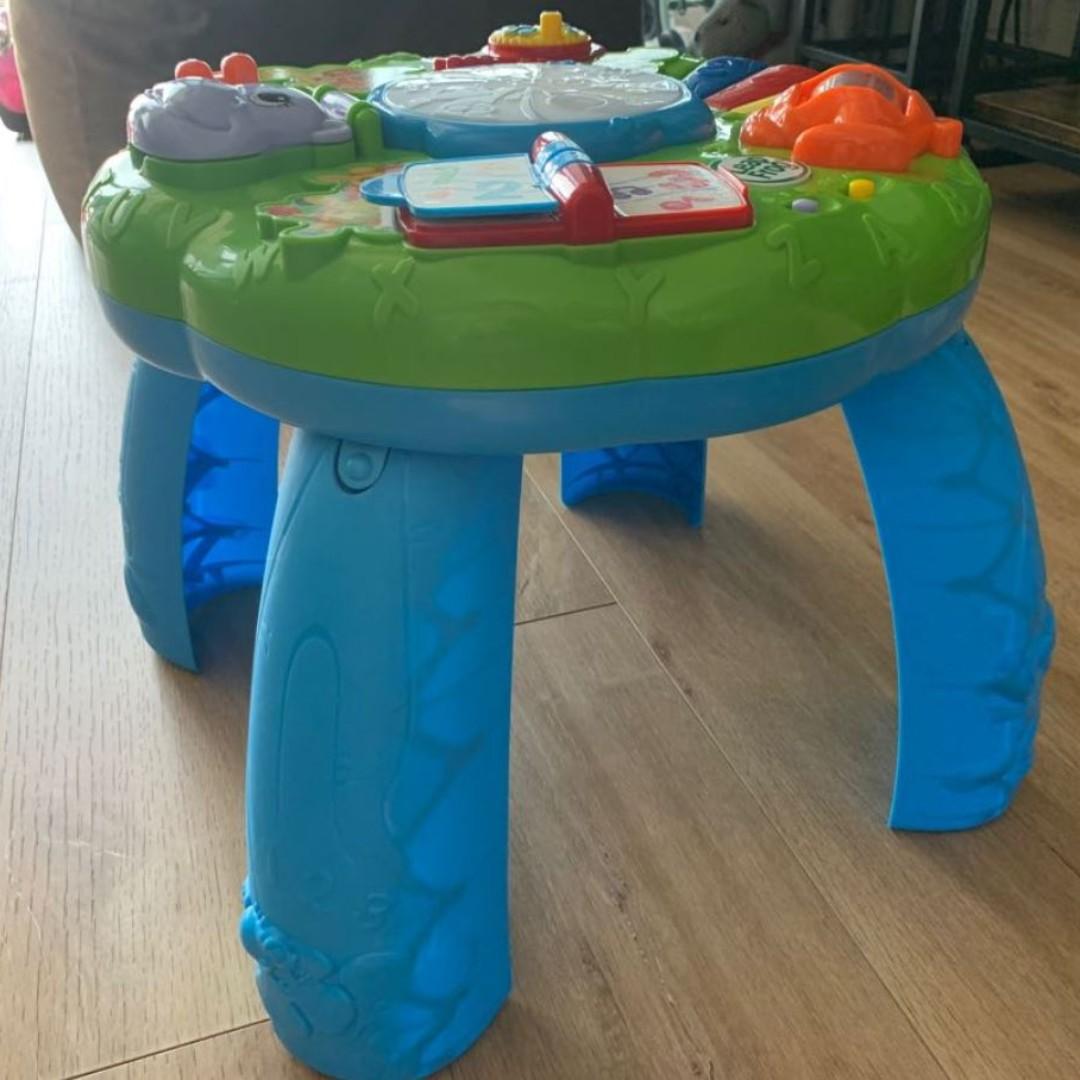 LeapFrog Animal Adventure Learning Table, Hobbies & Toys, Toys & Games ...