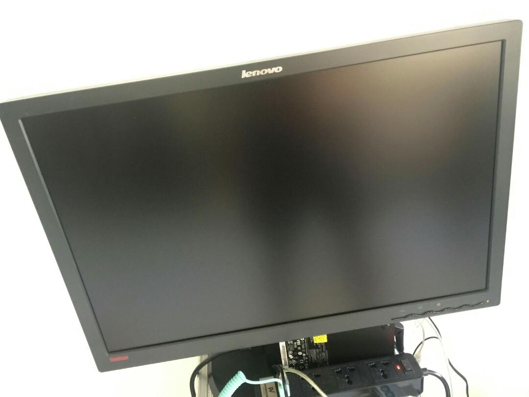 Lenovo thinkvision 24 inch ips led gaming monitor, Computers & Tech ...