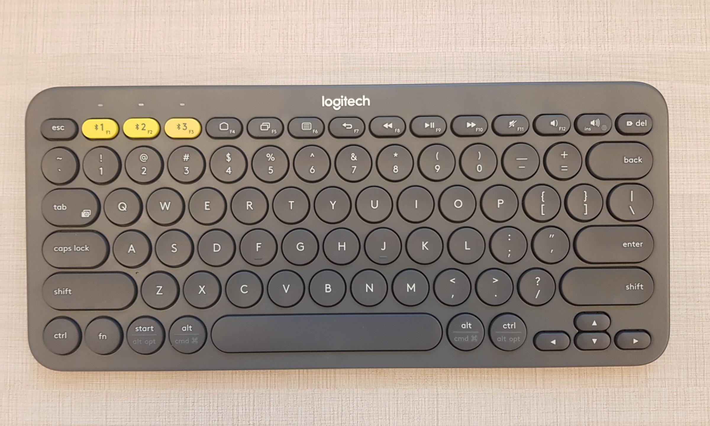 (LNIB) Logitech K380 Grey Bluetooth Keyboard, Computers & Tech, Parts ...