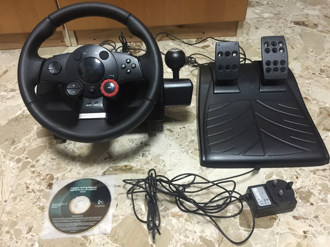 Logitech DFGT racing wheel, Computers & Tech, Parts & Accessories ...