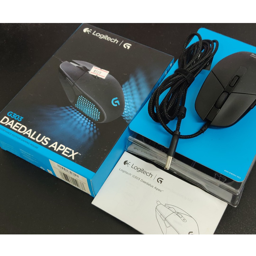 Logitech G303 Daedalus Apex, Computers & Tech, Parts & Accessories ...