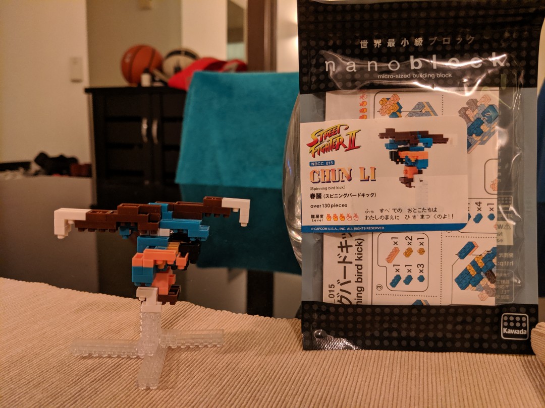 Limited edition Nanoblock Chun Li Street Fighter 2 built #Bye2021 ...