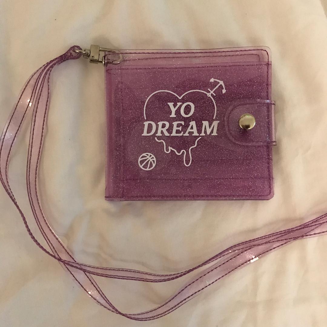 NCT DREAM YO DREAM TRANSPARENT GLITTER PVC WALLET , Luxury, Bags ...