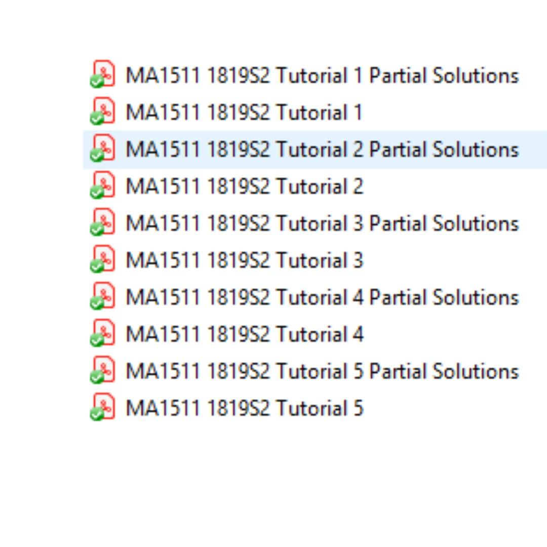 NUS MA1511 Notes with cheatsheet and Past Year Exam, Hobbies & Toys ...