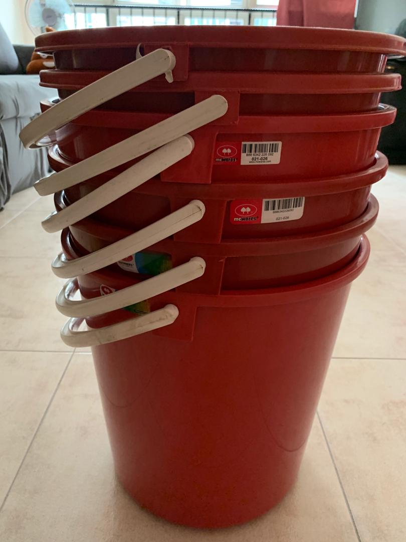 Pails, Furniture & Home Living, Cleaning & Homecare Supplies, Waste ...