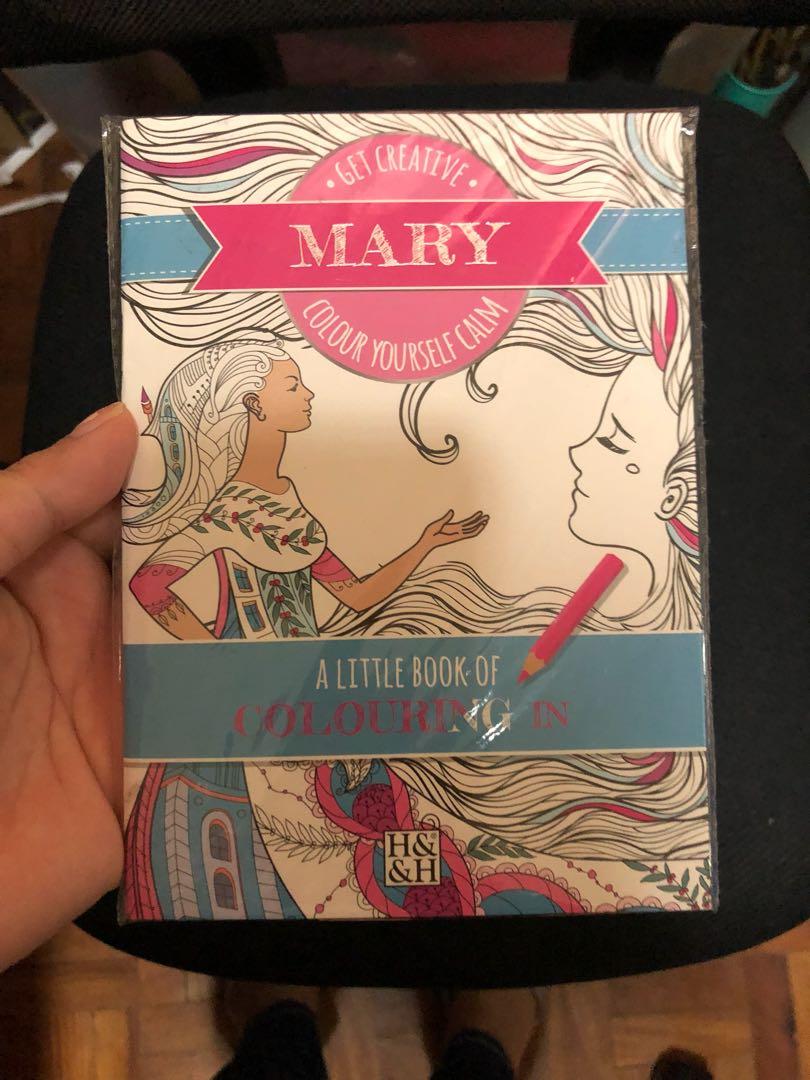 Personalized Mary mini Coloring book, Hobbies & Toys, Stationary ...