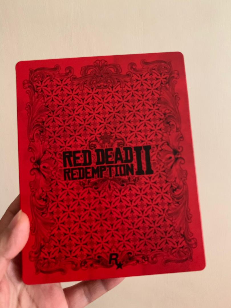 RDR2 Red Dead Redemption 2 Steel Case (no disc), Video Gaming, Video ...