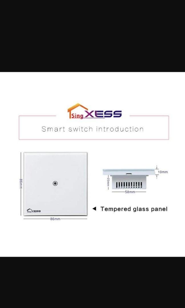 Singxess smarthome switch RF smart curtain, TV & Home Appliances, TV & Entertainment ...