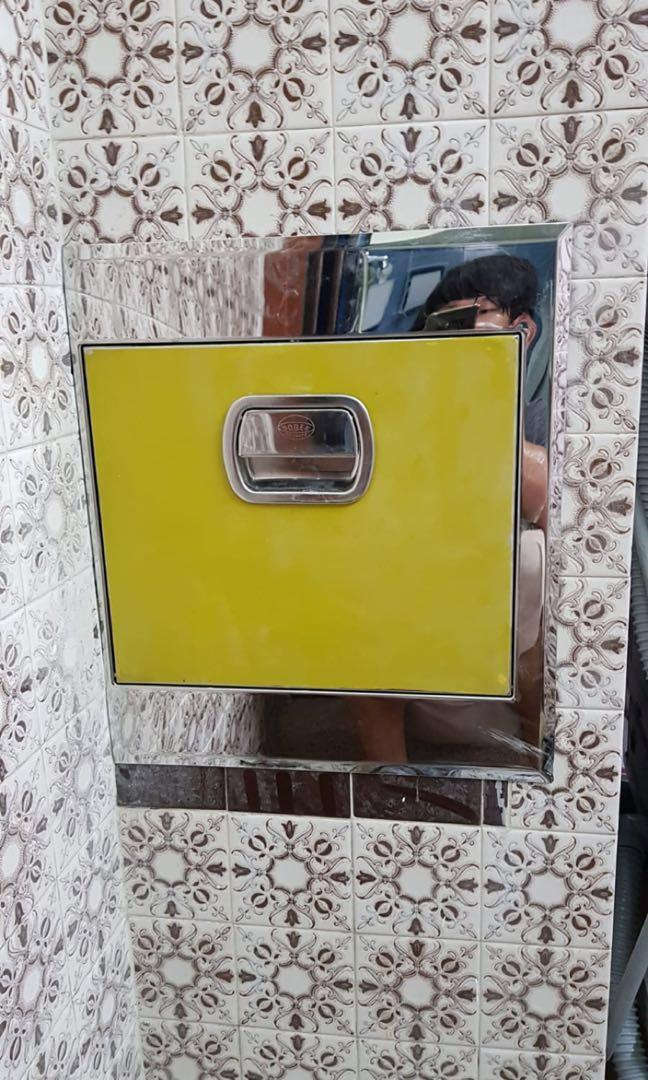 Rubbish Bin Chute Stainless Steel, Everything Else on Carousell