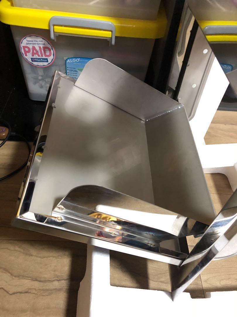 Rubbish Bin Chute Stainless Steel, Everything Else on Carousell