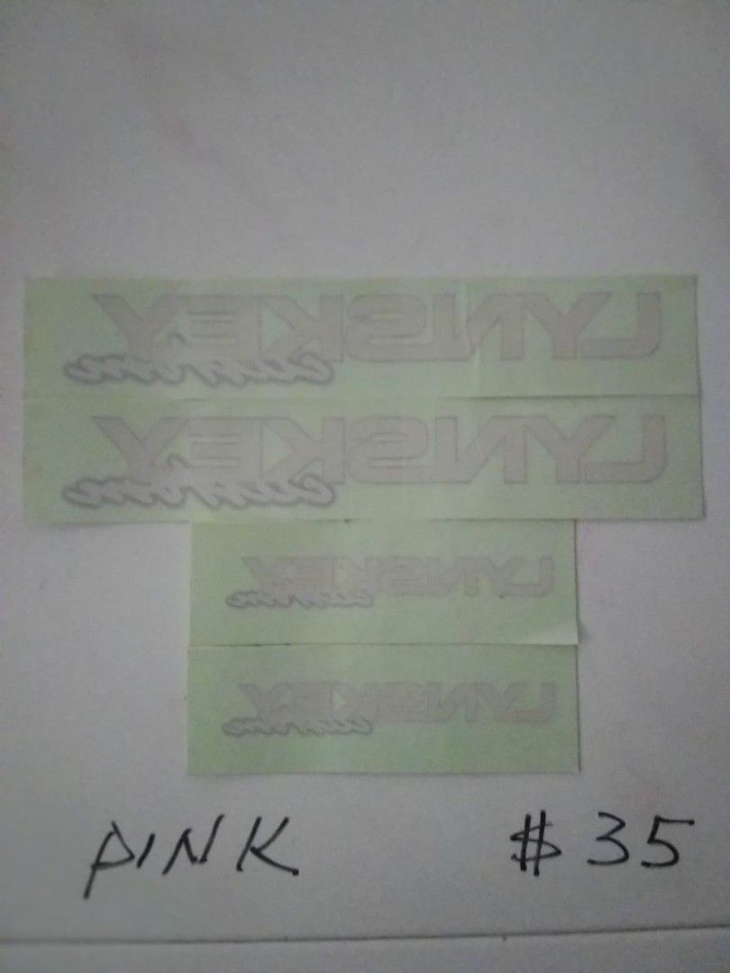 Stickers for LYNSKEY & TYRELL titanium Bikes, Hobbies & Toys ...