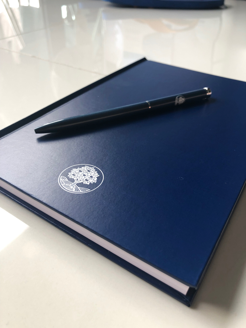 Swarovski studded pen & notebook, Hobbies & Toys, Stationery & Craft ...