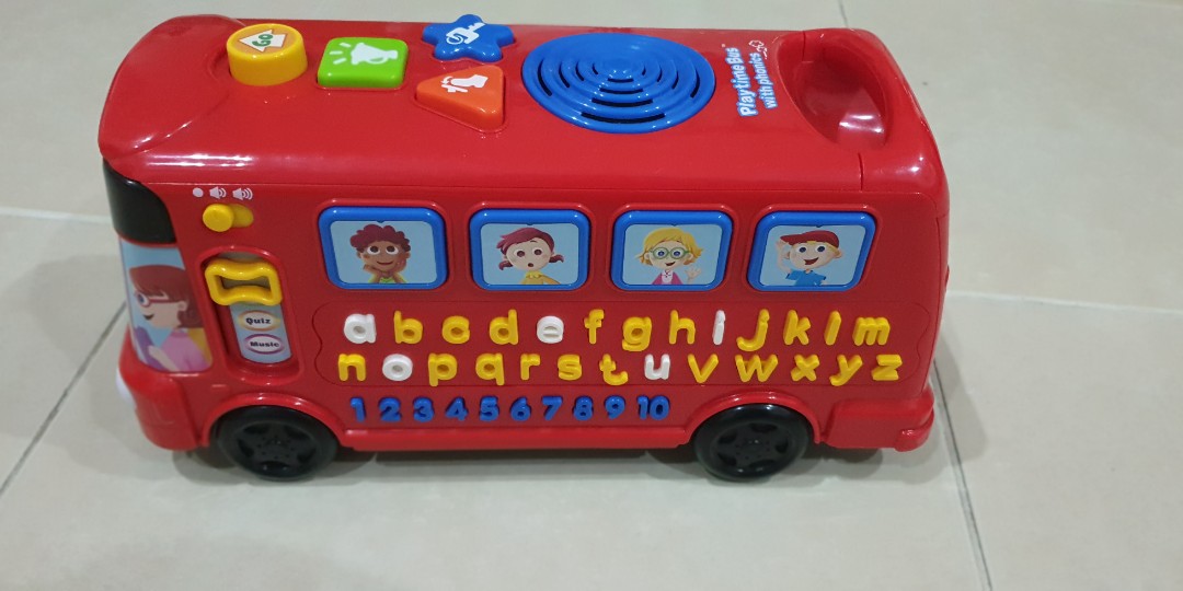 Vtech Playtime Bus with Phonics, Babies & Kids, Infant Playtime on ...