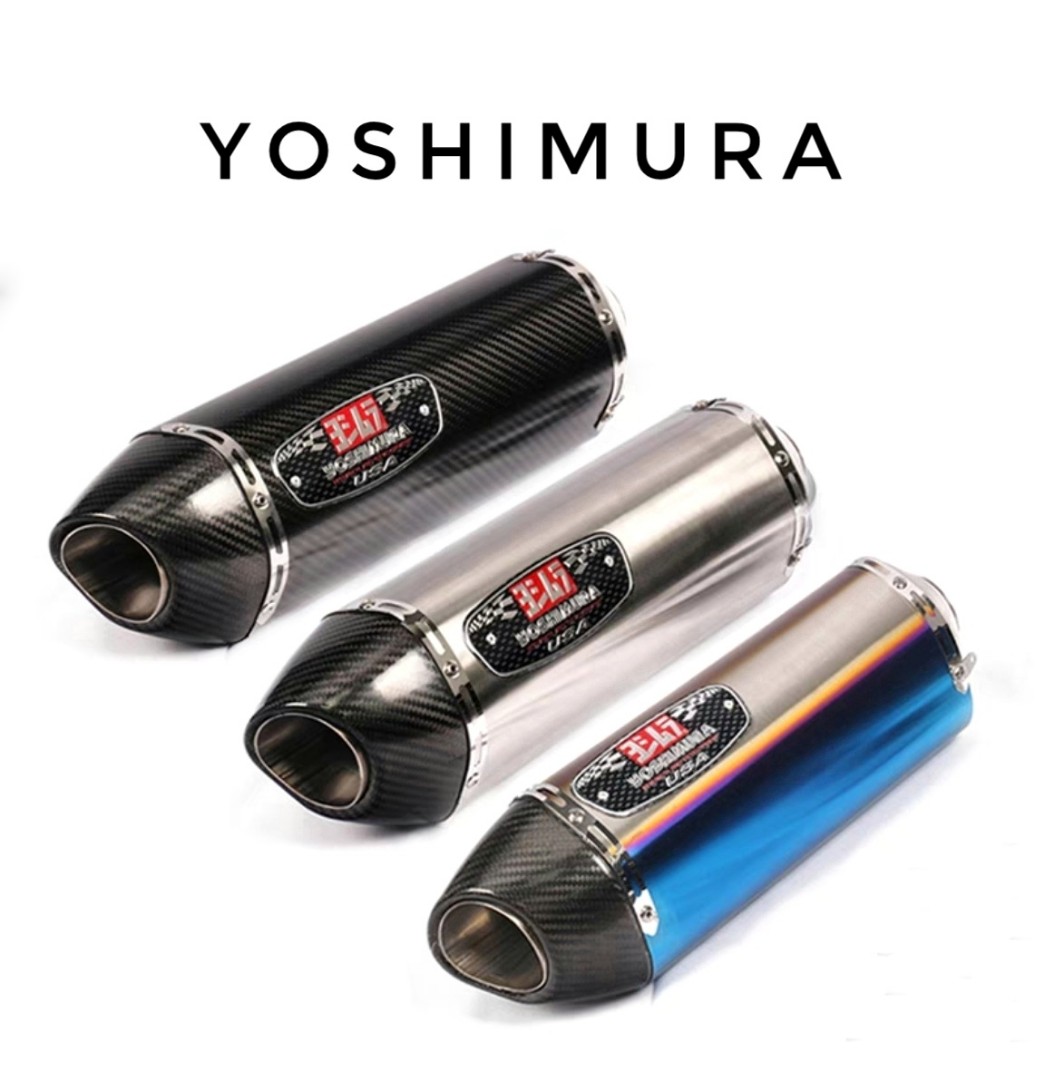 YOSHIMURA Exhaust Muffler V2, Motorcycles, Motorcycle Accessories on ...
