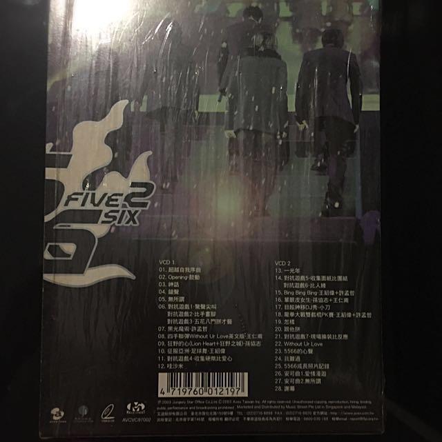 5566 2003 Live Concert VCD, Hobbies & Toys, Music & Media, CDs & DVDs ...