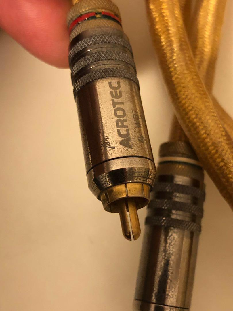 Acrotec by WBT 0101 RCA (Super Cable Musician), 音響器材, 可攜式音響設備 - Carousell