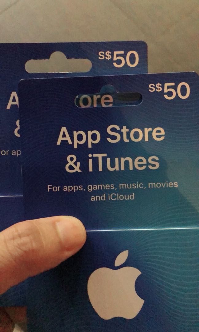 App Store & iTunes Gift Card, Tickets & Vouchers, Vouchers on Carousell
