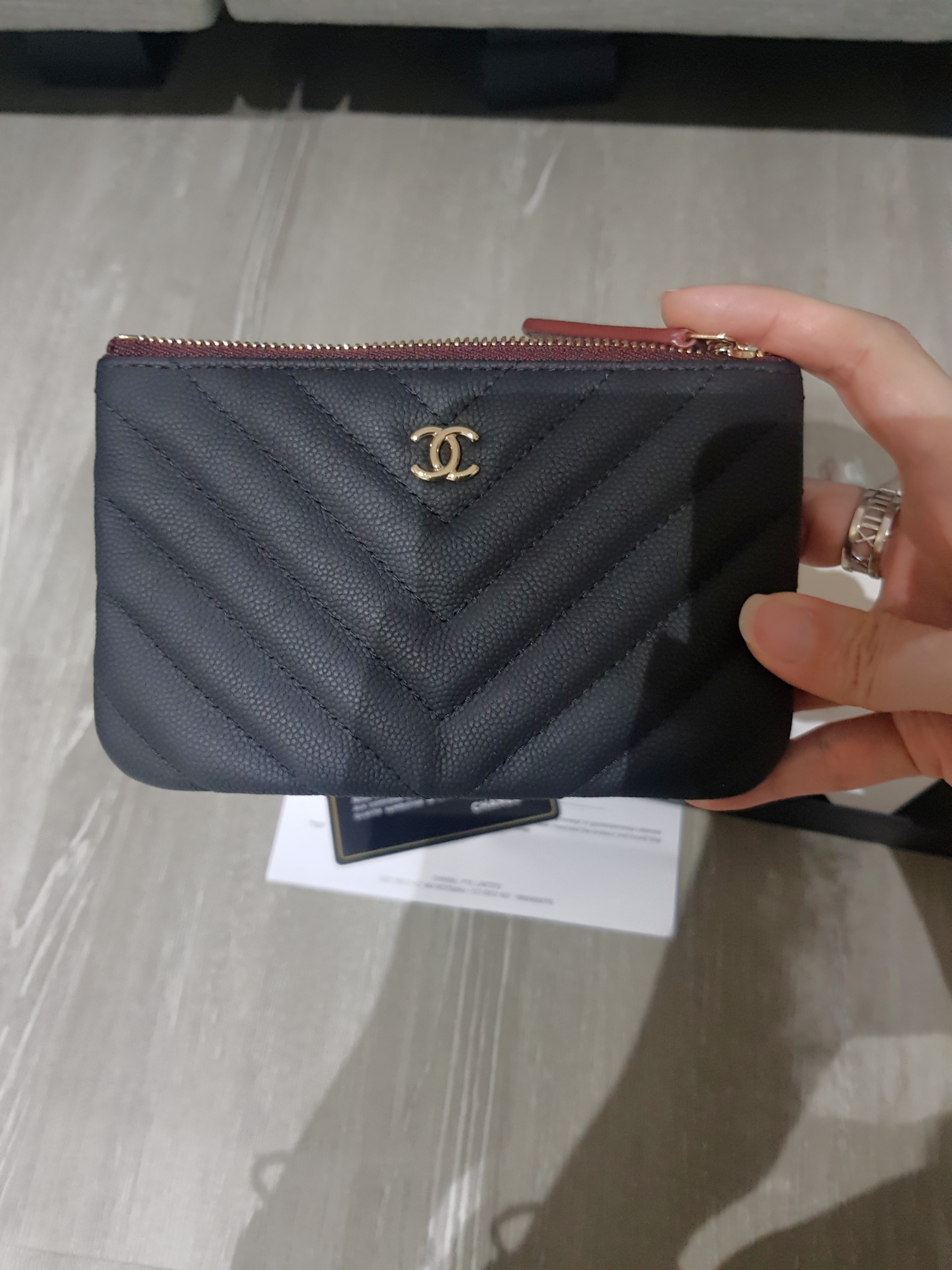 Chanel Mini O Case 19s (Black), Luxury, Bags & Wallets on Carousell