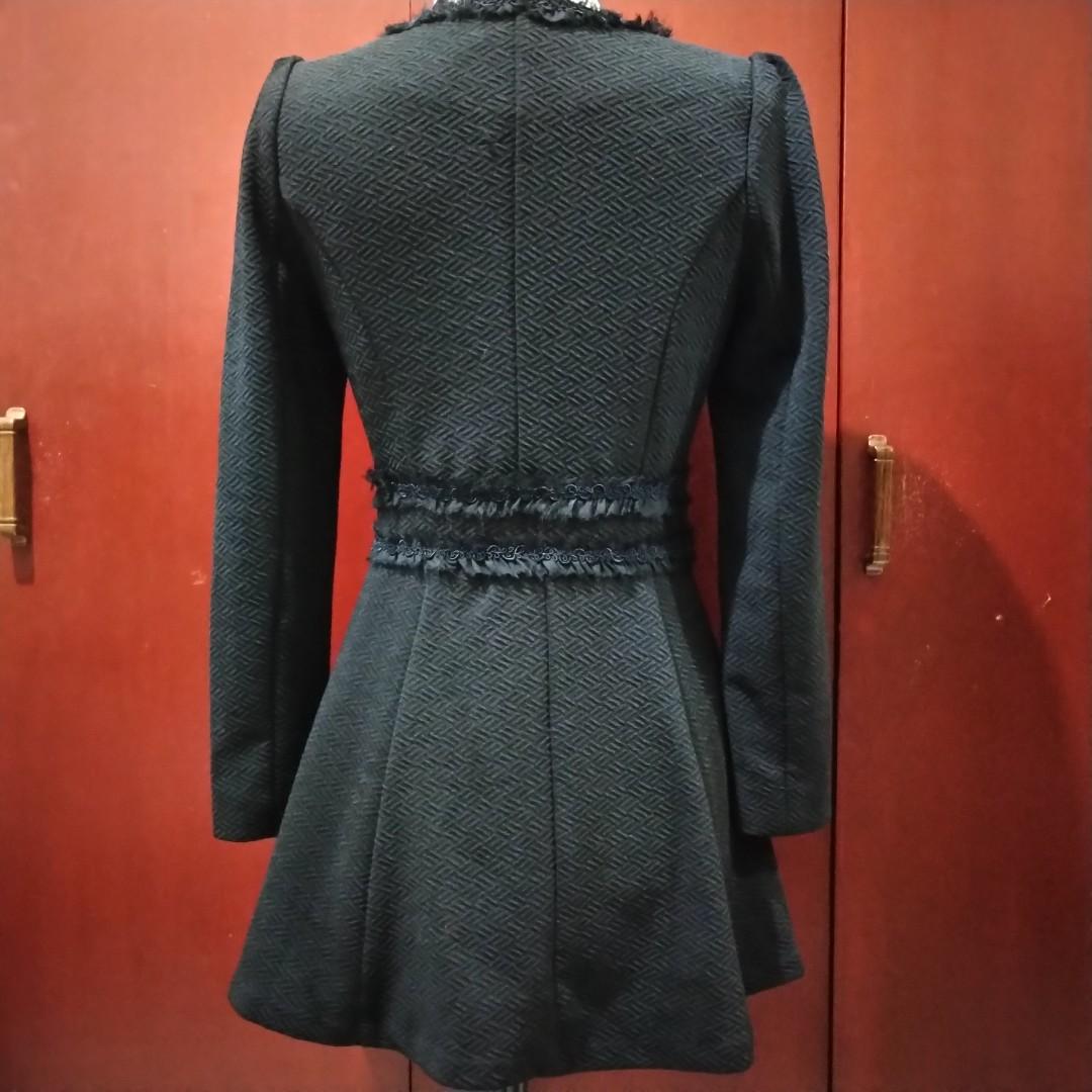Chanel Like Long Coat, Women's Fashion, Coats, Jackets and Outerwear on ...