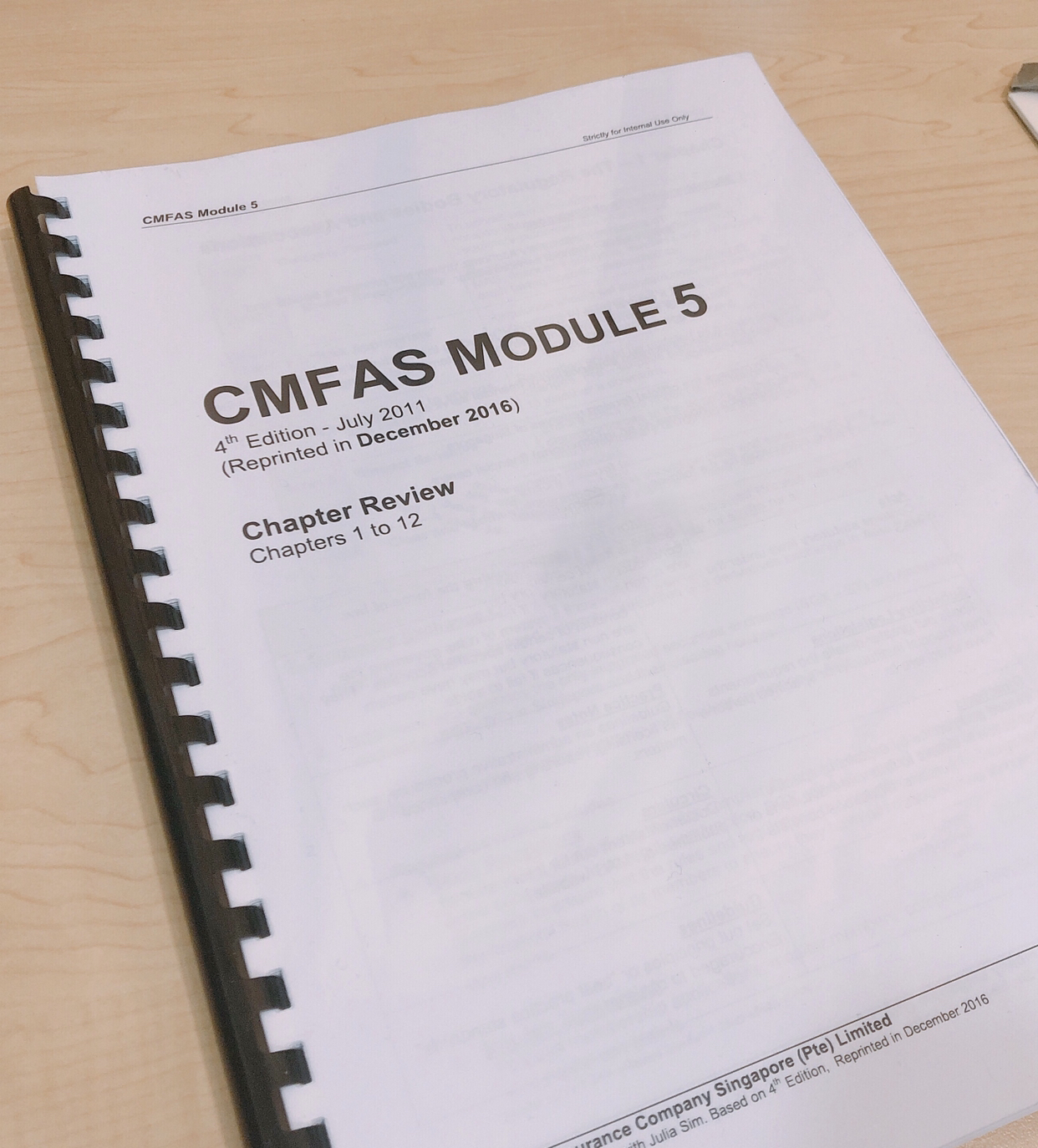 CMFAS M5 Chapter Review - Hardcopy, Hobbies & Toys, Books & Magazines ...