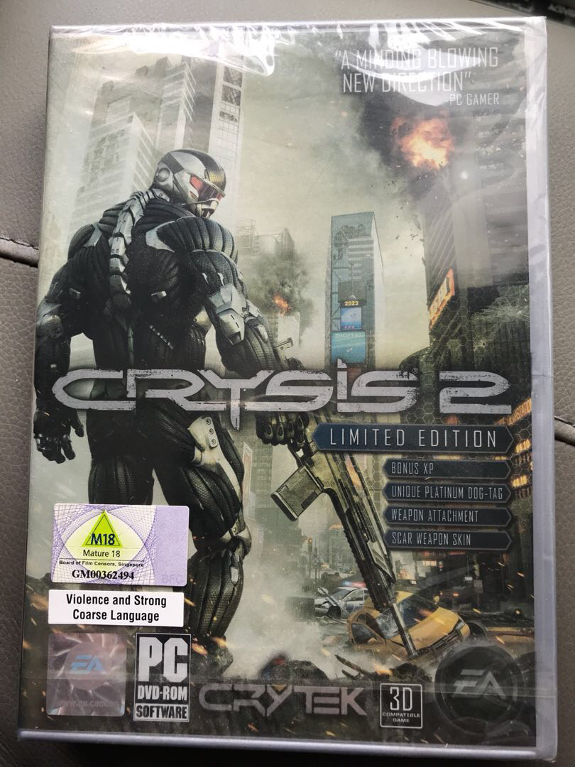 Crysis 2 Limited Edition PC Version, Video Gaming, Video Game Consoles ...