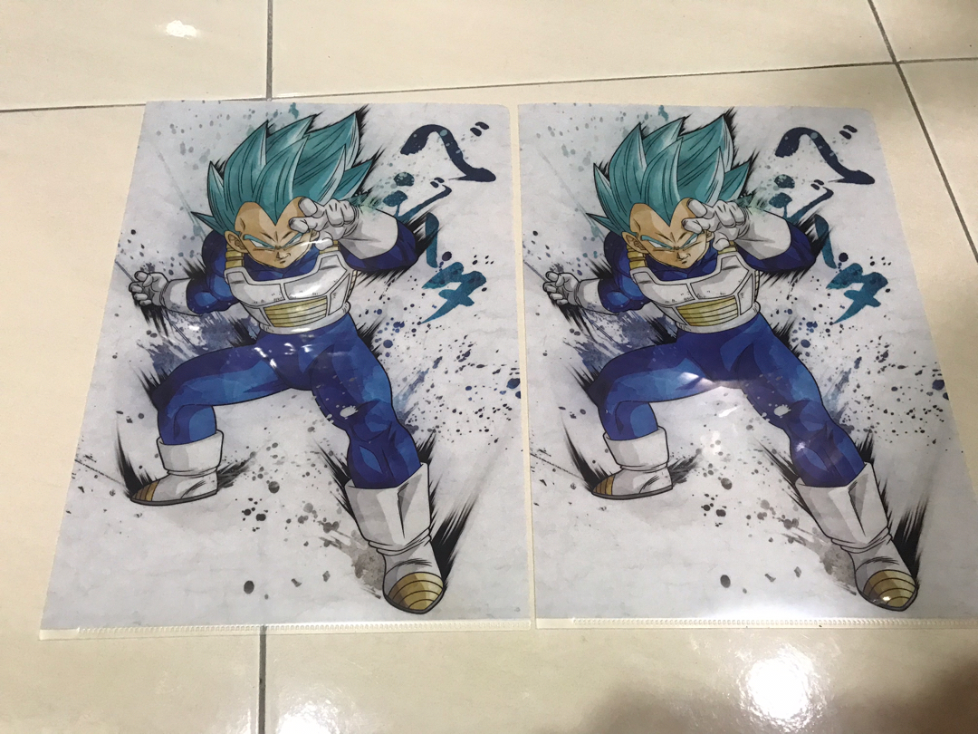 Dragon Ball Characters A4 Folder Goku, Vegeta, Trunks, Gohan,Broly each ...
