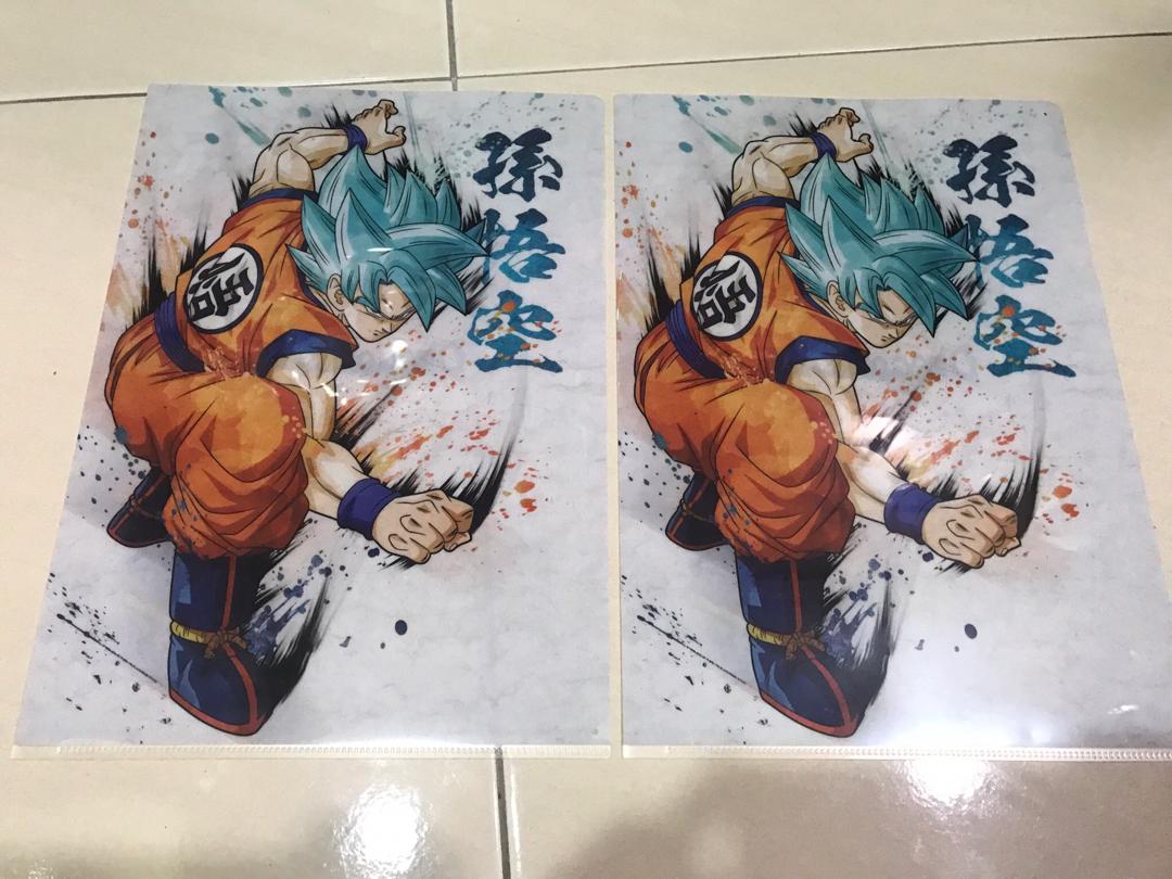 Dragon Ball Characters A4 Folder Goku, Vegeta, Trunks, Gohan,Broly each ...
