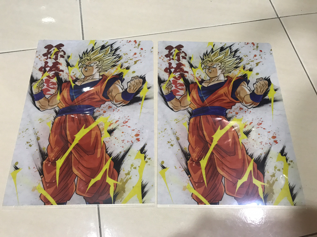 Dragon Ball Characters A4 Folder Goku, Vegeta, Trunks, Gohan,Broly each ...