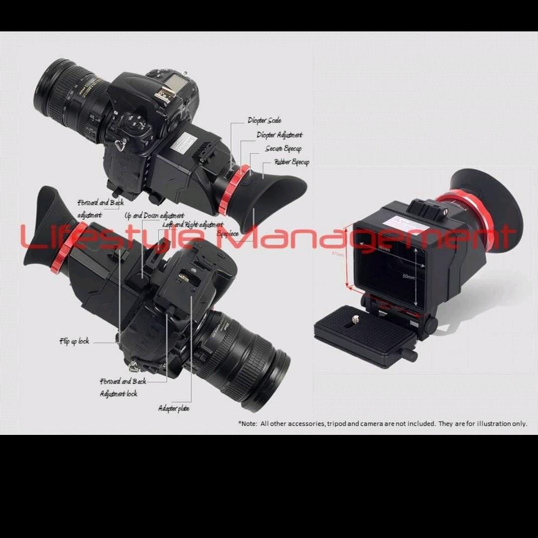 DSLR Camera Viewfinder Magnifier Eyepiece, Photography, Cameras on ...