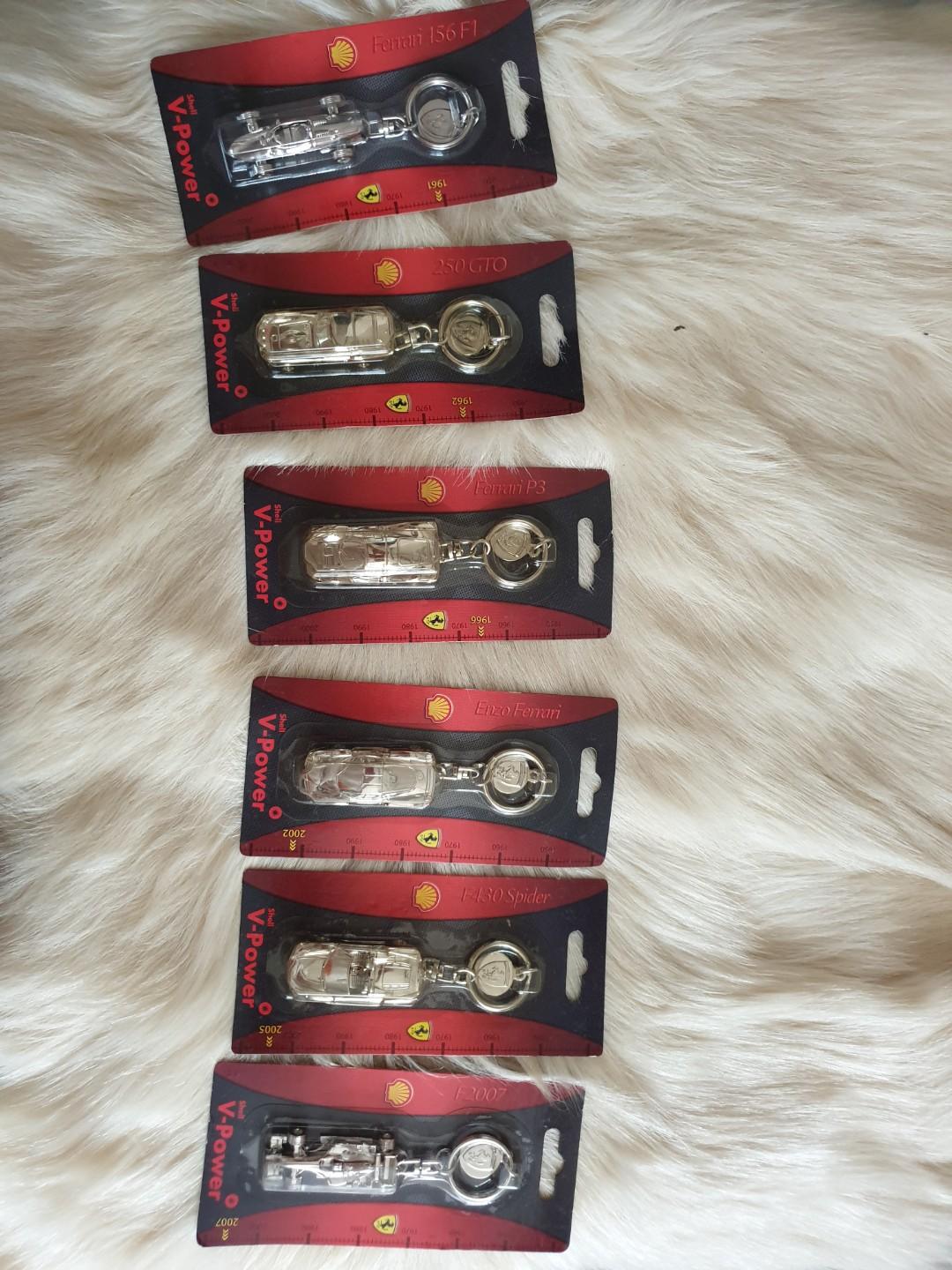 Ferrari shell v power collectors key chain set, Hobbies & Toys, Toys ...