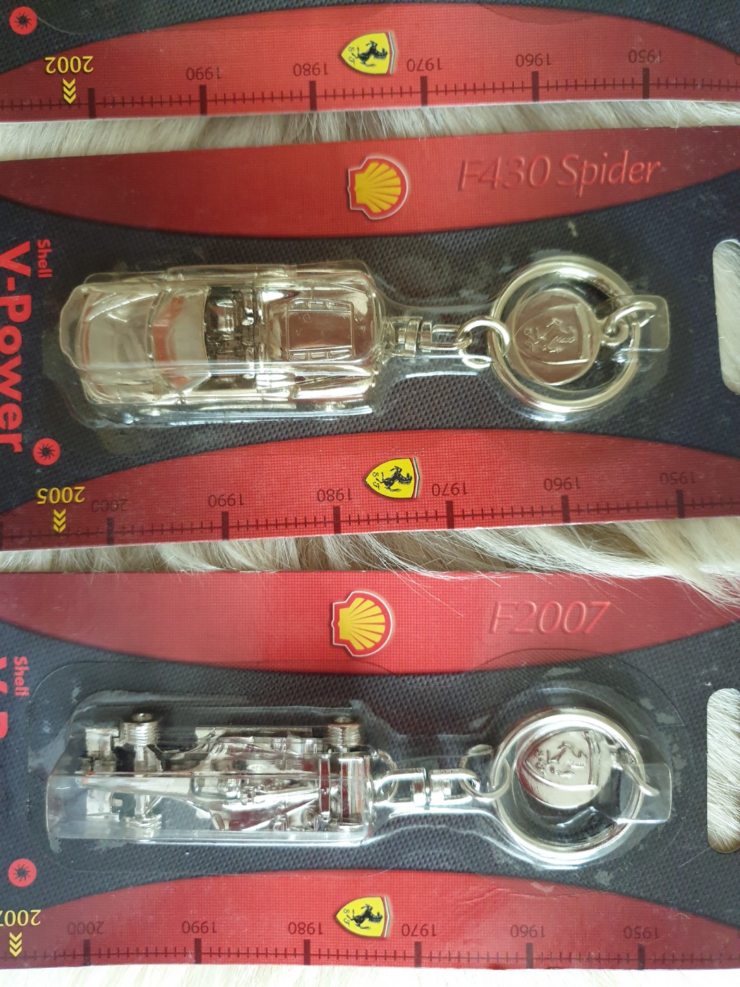 Ferrari shell v power collectors key chain set, Hobbies & Toys, Toys ...