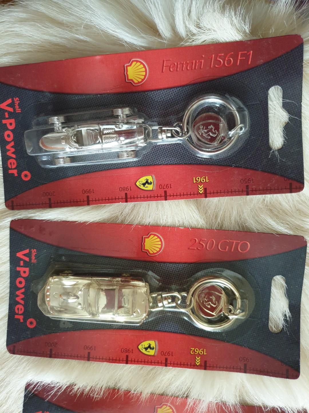 Ferrari shell v power collectors key chain set, Hobbies & Toys, Toys ...