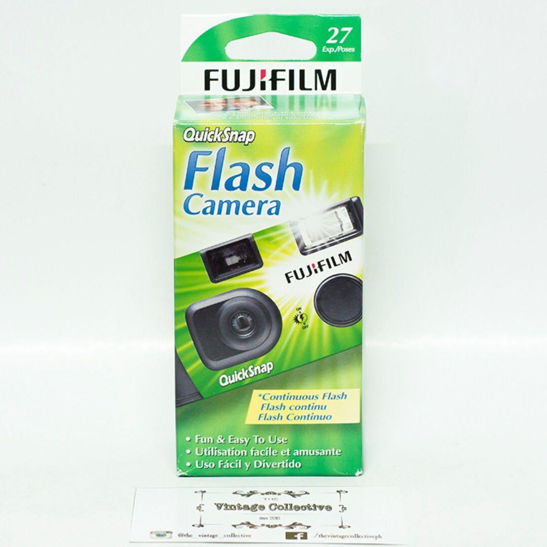Fujifilm QuickSnap Flash Disposable Camera 27 shots, Photography ...