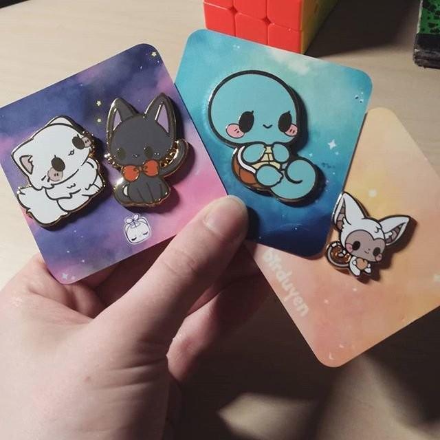 [GROUP ORDER] birduyen enamel pins, Women's Fashion, Jewelry ...