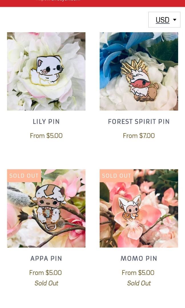 [GROUP ORDER] birduyen enamel pins, Women's Fashion, Jewelry ...
