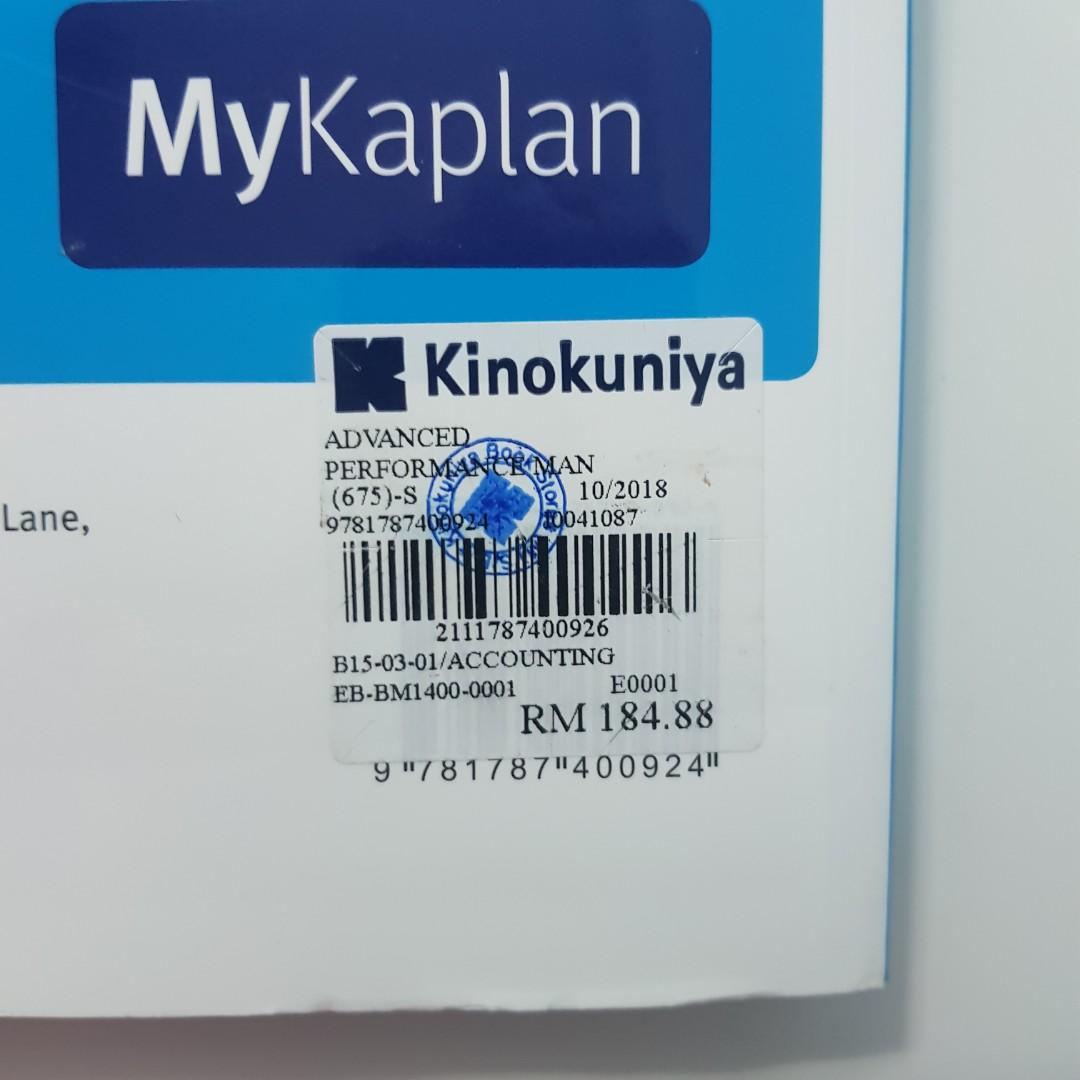 KAPLAN ACCA Advanced Performance Management (APM) Study Text # ... KAPLAN ACCA Advanced Performance Management (APM) Study Text # ...