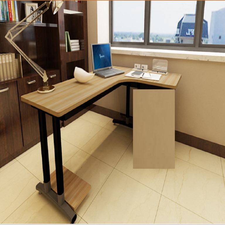 L Shape L-shape Table meja director desk pejabat PC ikea, Furniture ...